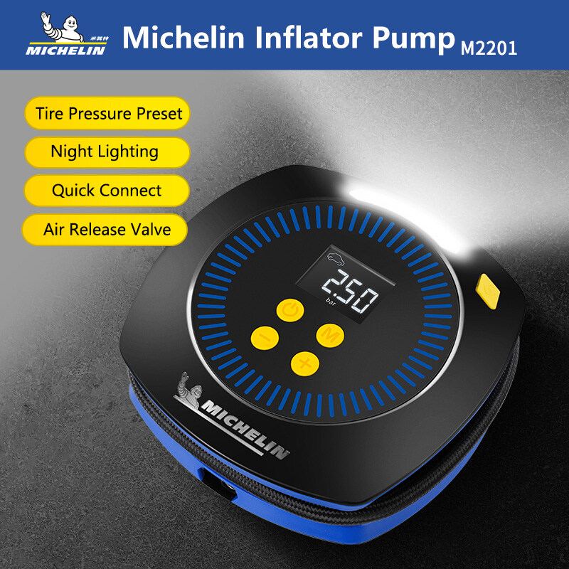 Michelin M2201 Electric Inflator Pump Portable Smart Digital Display ...