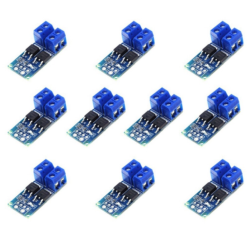 10PCS DC 5V-36V 15A(Max 30A) MOSFET MOS FET Trigger Switch Driver ...