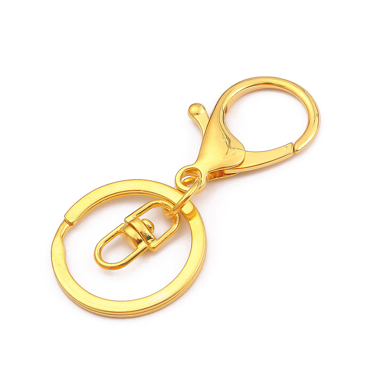 5pcs Key Rings Bronze Rhodium Gold Lobster Clasps Hooks Key Chains ...