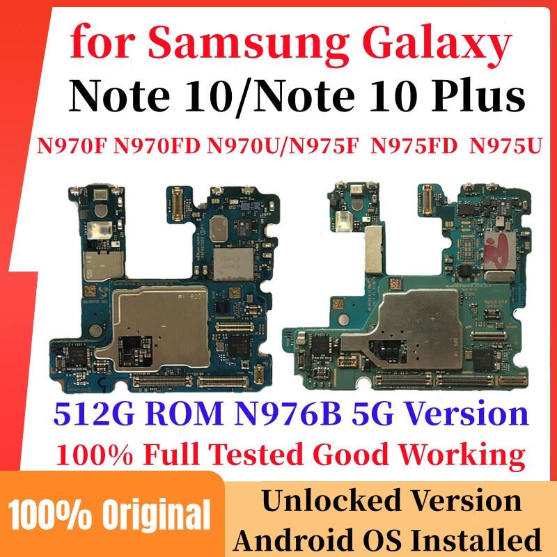 Original Unlocked Motherboard For Suitable For Samsung Galaxy Note 10 ...