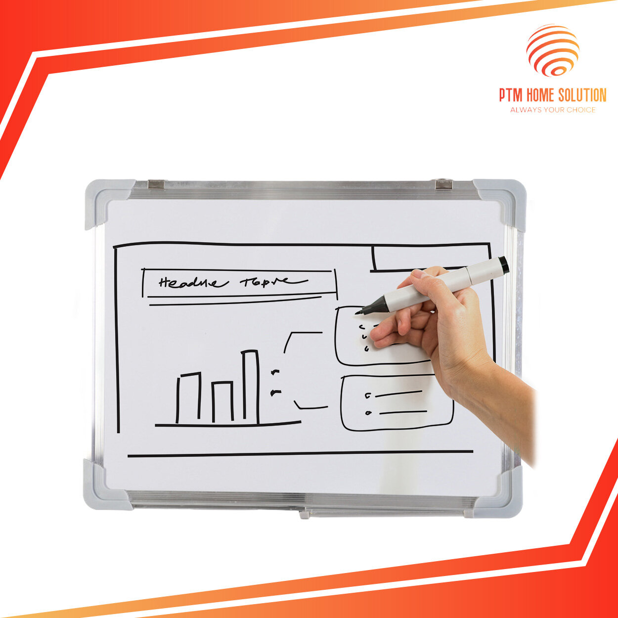 ⭐家用白板儿童教学写字板办公会议培训演讲可擦白板⭐Whiteboard Children Teaching Writing Board ...