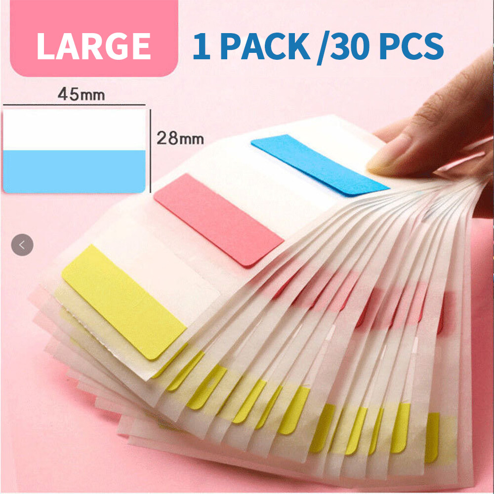 120 Sheets Index Label Sticker Sticky Notes Writable Reusable Notepad ...
