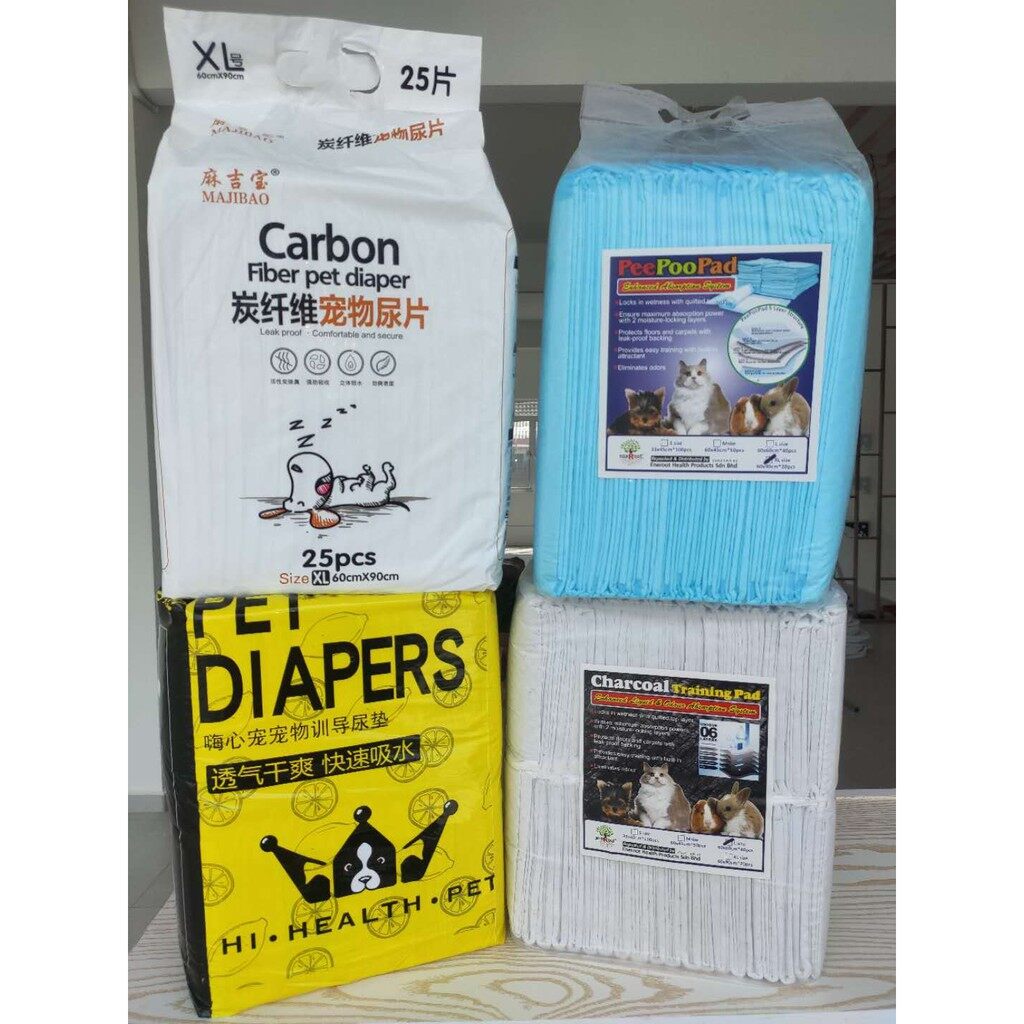 Cat / Dog Litter Training Pads ( Pee Poo Pad/Charcoal) | Lazada