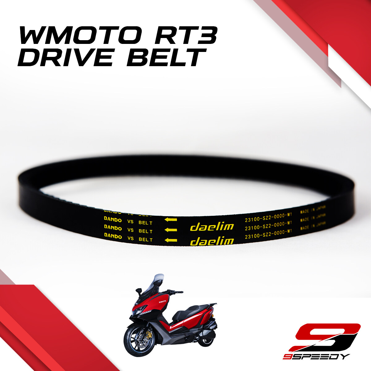 WMOTO RT3 250 Drive Belt | Lazada