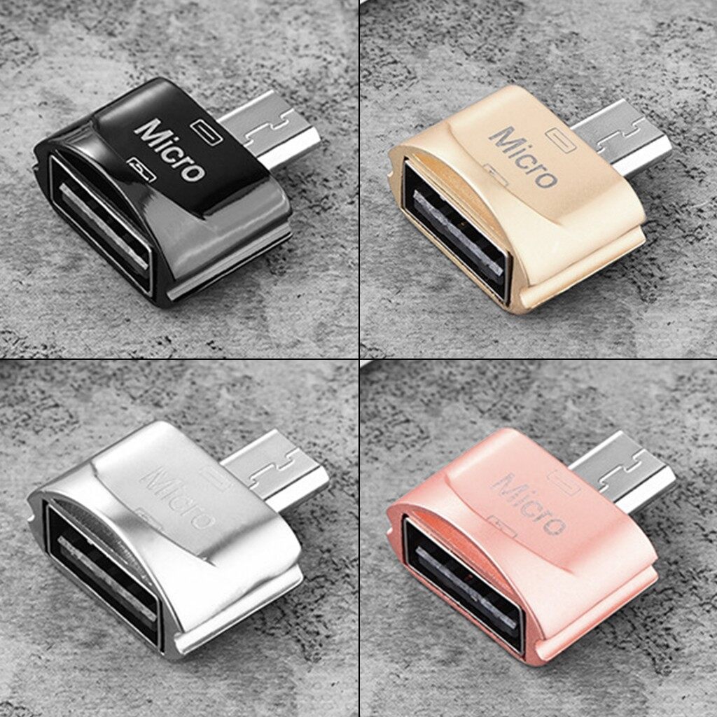 ♥มีสินค้า + ฟรี♥Micro USB USB ตัวผู้ USB 2.0หญิงข้อมูล OTG Converter ...