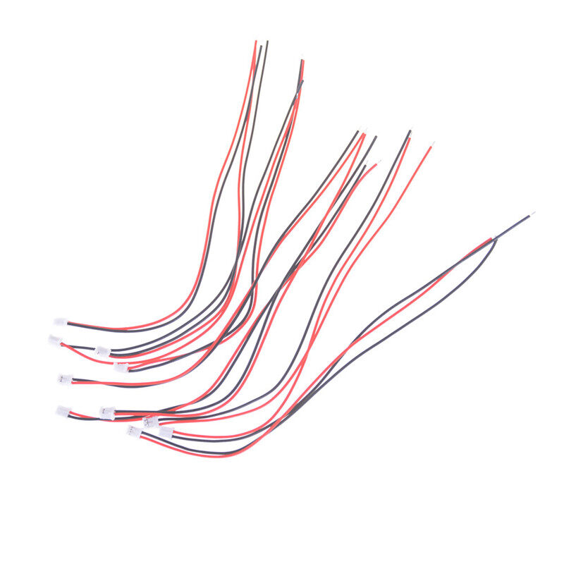 TANG[Falsh Sale] 10Pcs Mini Micro PH 2.0mm JST 2-Pin Male Connector Plug Wires Cables 200mm ...