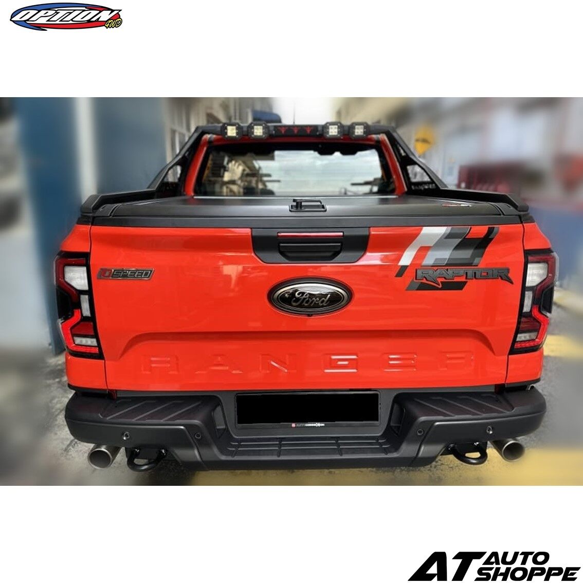 OPTION 4WD FALCON ROLL BAR FOR FORD RANGER NEXT GEN T9 2023 XL XLT XLT+ ...