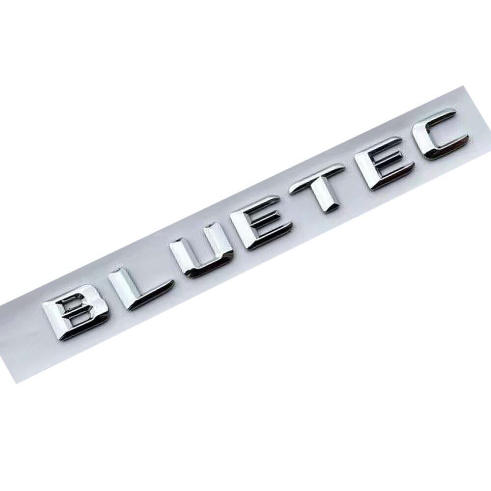 ABS Letters Chrome Bluetec Emblem Trunk Side Fender Badge Nameplate ...