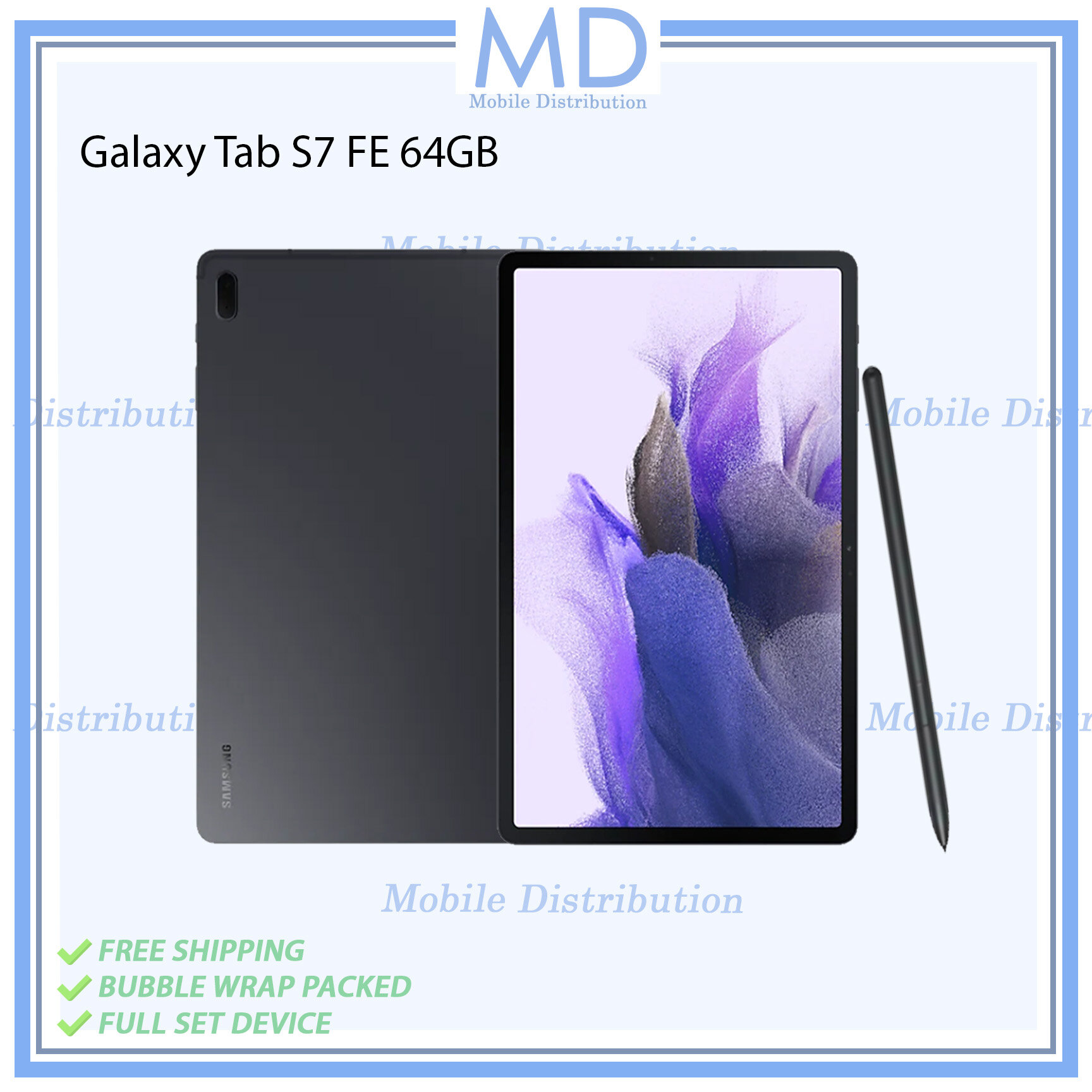 Samsung Galaxy Tab S7 FE (SM-T733) 64GB / 128 GB Tablet | Lazada