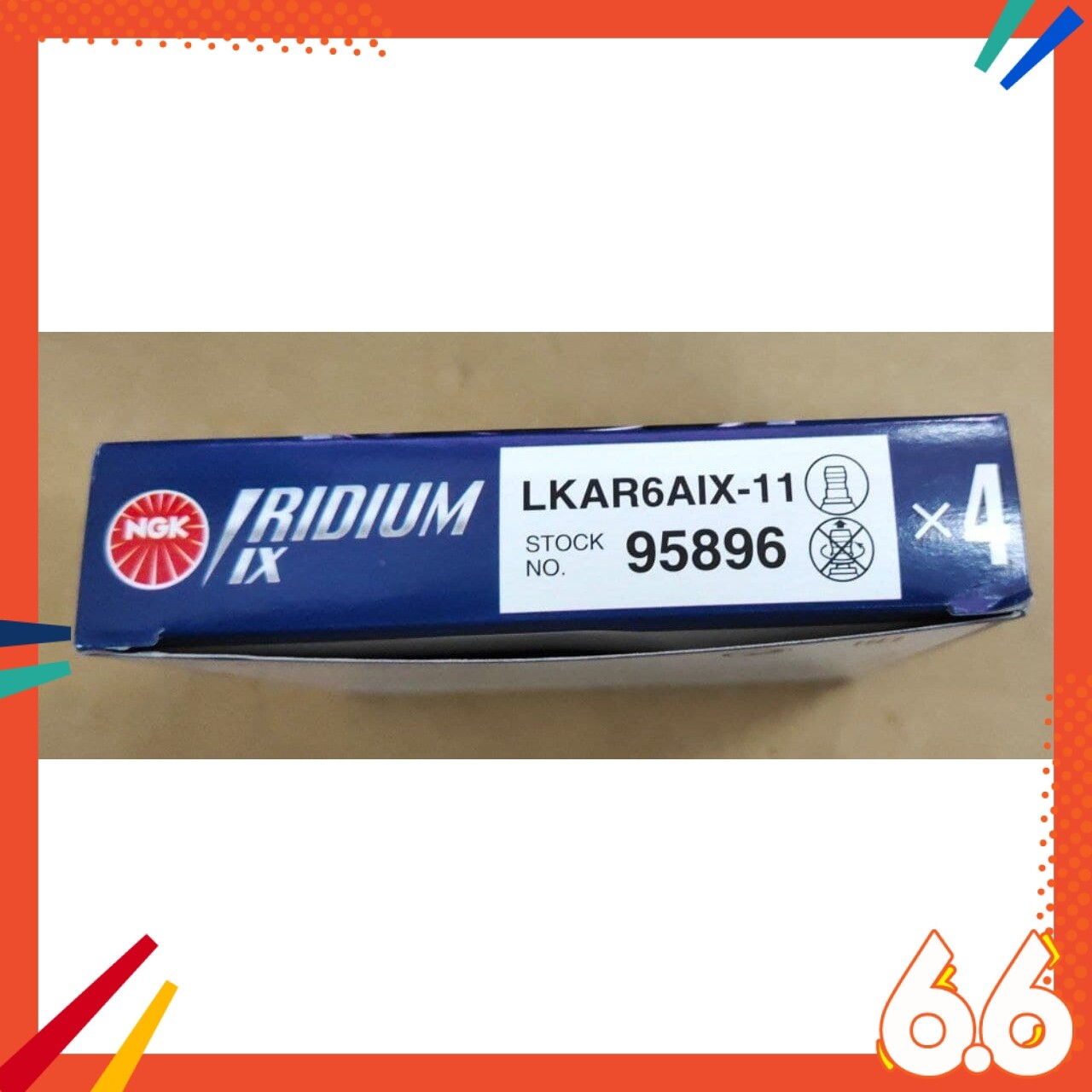 NGK IRIDIUM LKAR6AIX-11 SPARK PLUG FOR TOYOTA AVANZA, RUSH, SIENTA ...