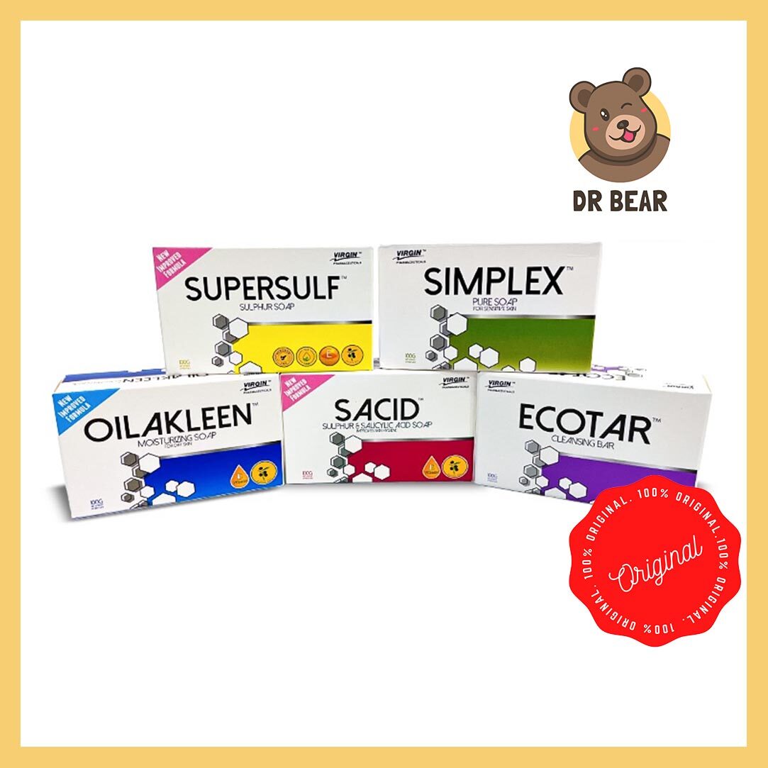 Virgin Soap Bar 100g (Sacid medicated soap / Supersulf sulphur soap ...