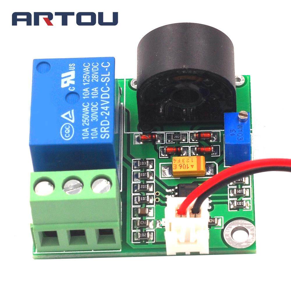 5V 12V 24V 0-5A AC Current Detection Sensor Module 5A Switch Output ...