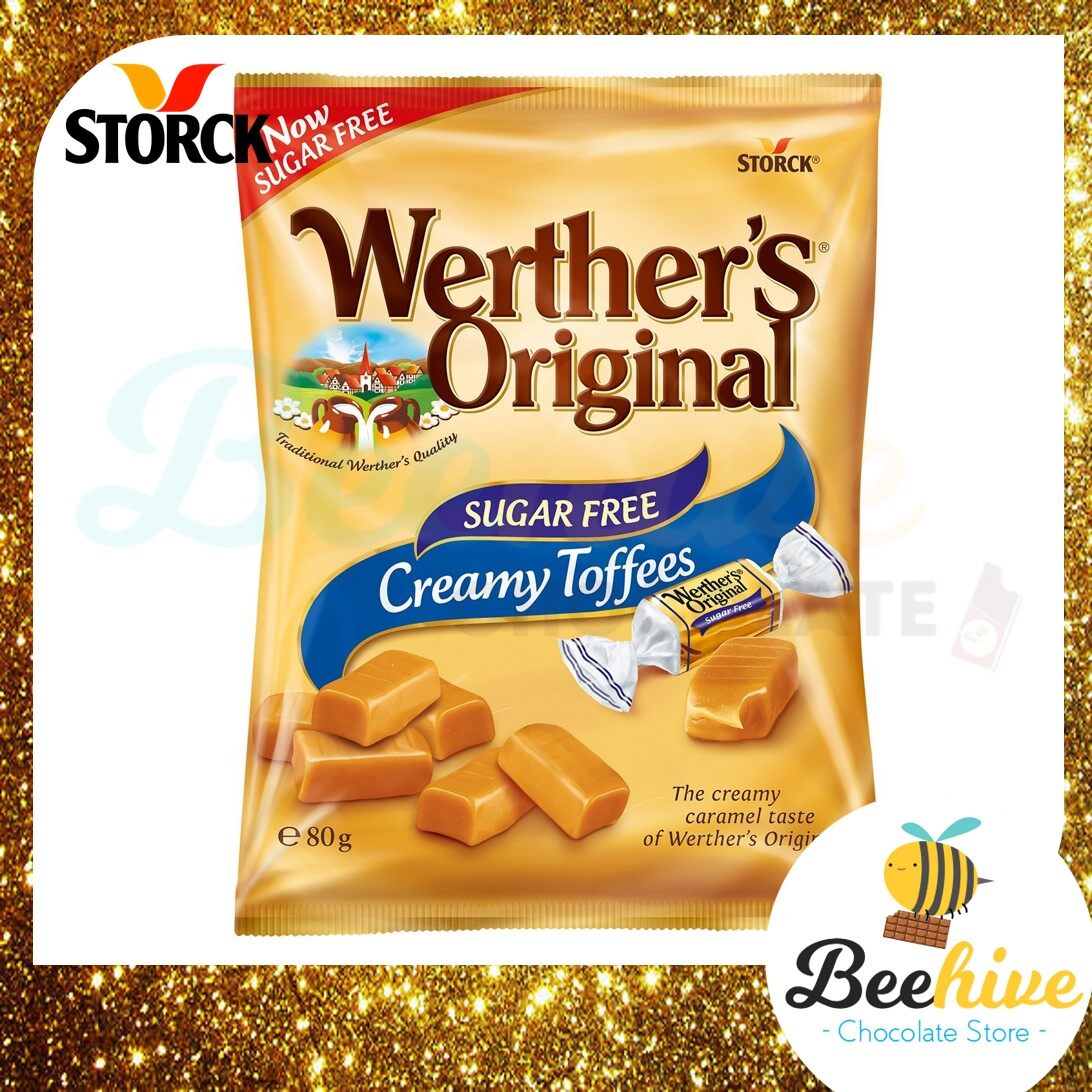 Storck Werthers Original Classic Cream Chewy Toffee Sugar Free Candy ...