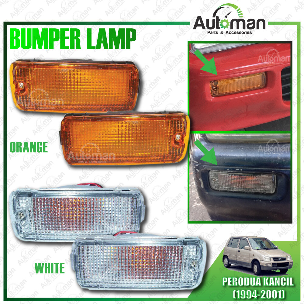 Perodua Kancil 1994 Front Bumper Signal Lamp Bumper lamp White Orange ...