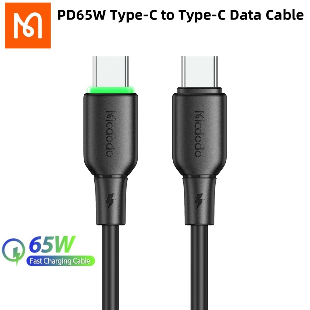 Mcdodo PD65W Type-C to Type-C Data Cable Data Cord Fast Charge & Data ...