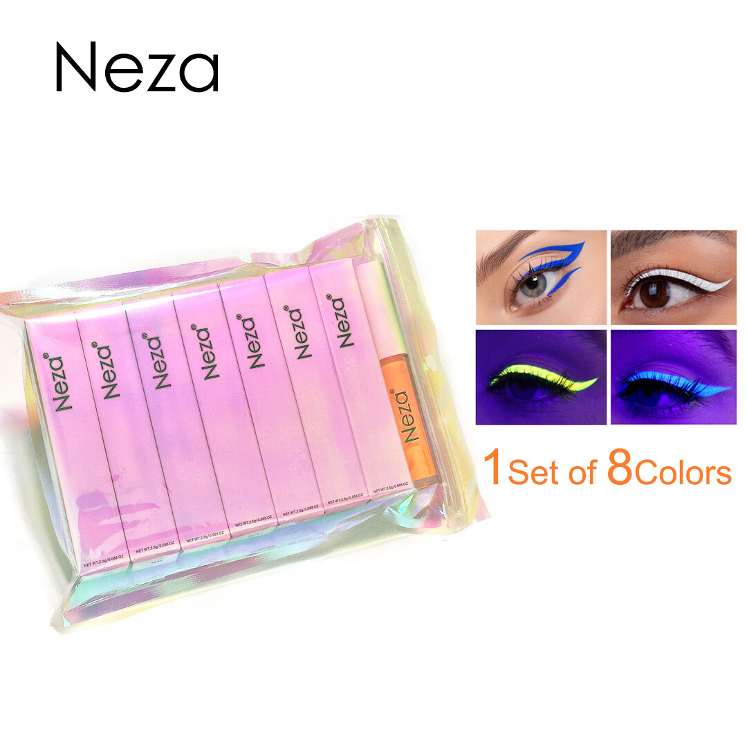 Neza Long Lasting High Gloss Powder Box Set 8 Colors Repairing ...