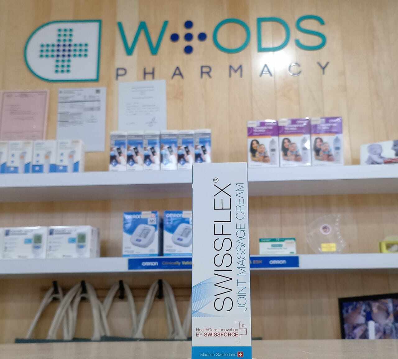 WOODS PHARMACY SWISSFLEX JOINT MASSAGE CREAM / ICE POWER MAGNESIUM IN ...