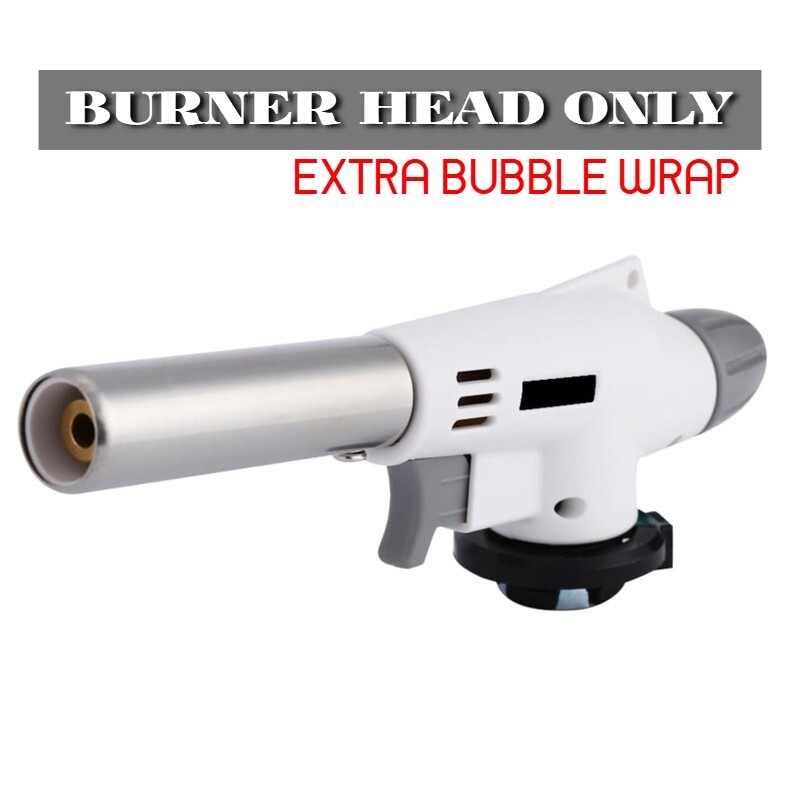 (HEAD ONLY) Multipurpose Torch Butane Burner Head Camping Gas Welding ...