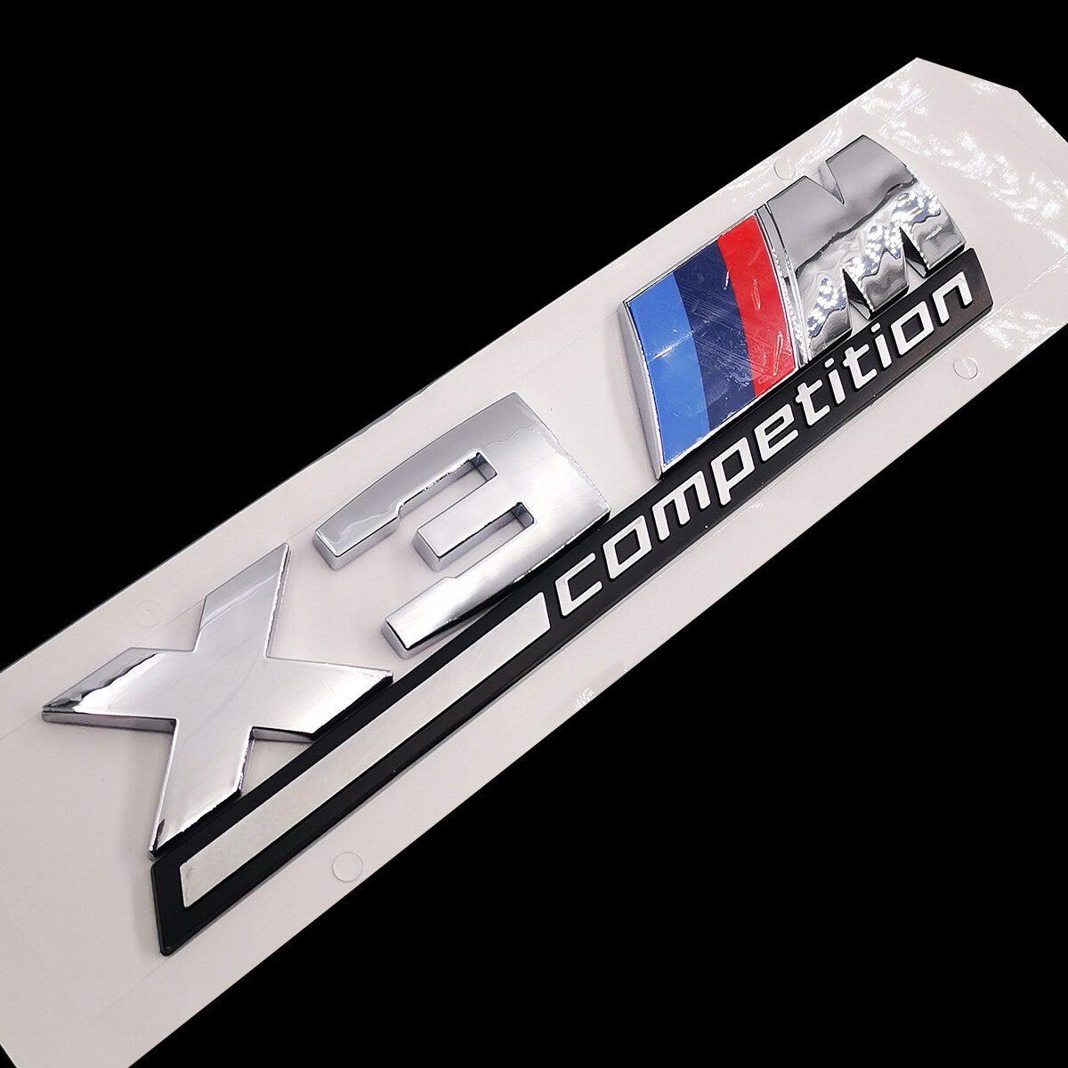 BOBO BMW M X3 Logo Auto Badge Emblem Trunk Emblem COMPETITION Bar ...