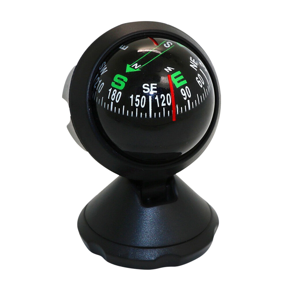Mini Pocket Compass Ball Dashboard Car Mount Navigation Outdoor Compass ...