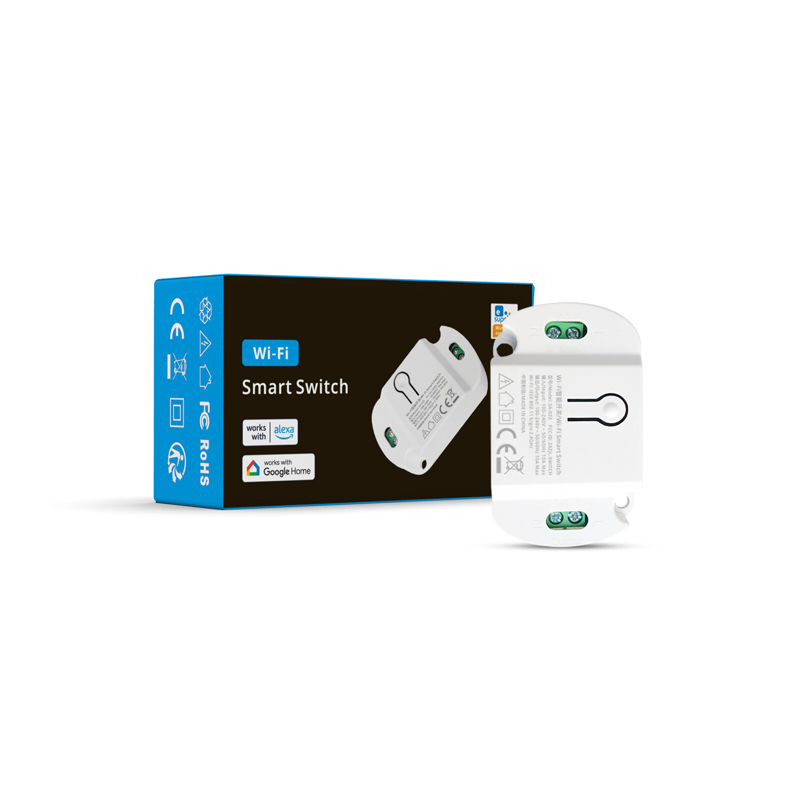 WOOLLEY Wifi Smart Switch Smart Breaker eWeLink APP Control Remotely ...