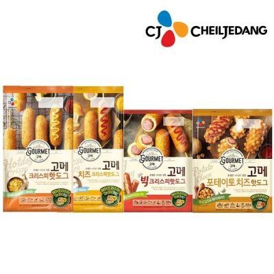 [FROZEN] CJ CheilJedang Gourmet Hotdog Corndog Crispy 425g~850g | Lazada