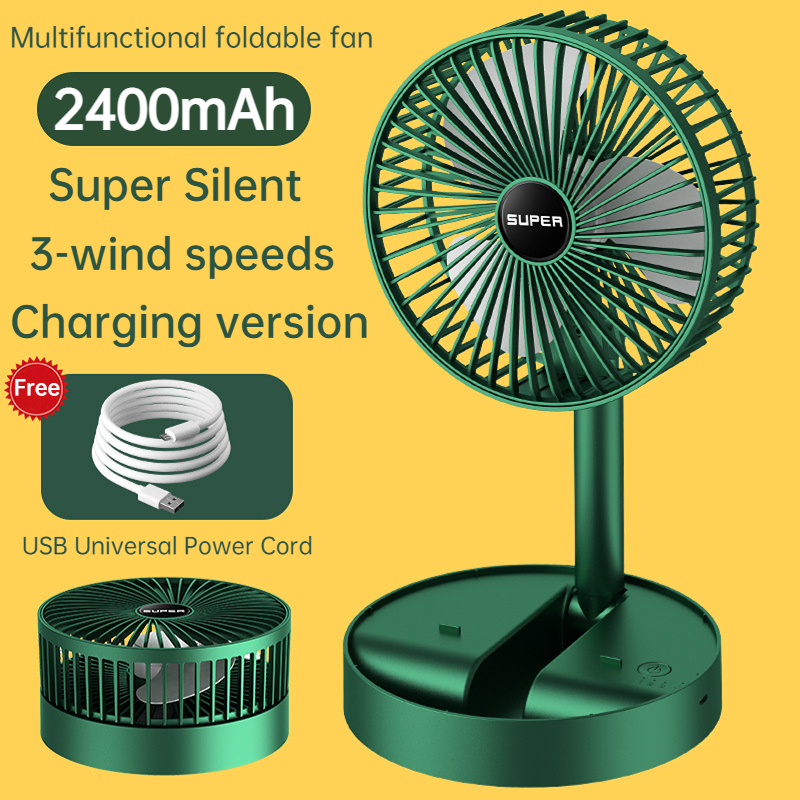 【KL-Stock】Foldable Table Fan charging fan electric mini kipas angin USB ...