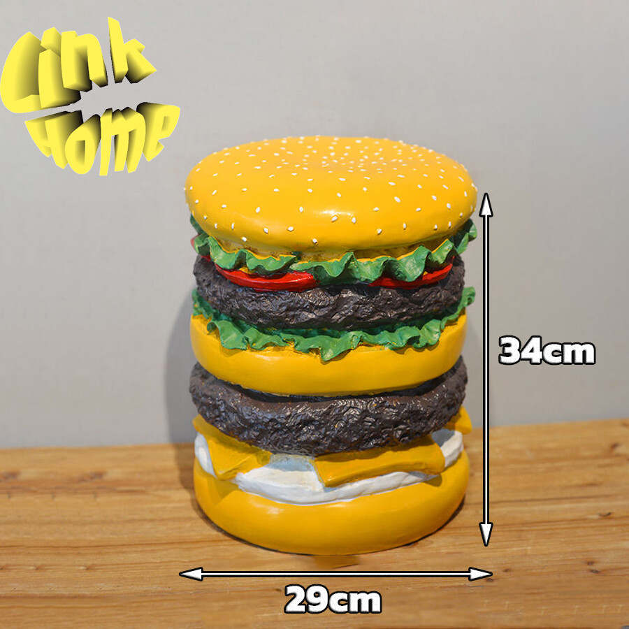 Creative hamburger shoes donuts stool macaroon dessert stool living ...