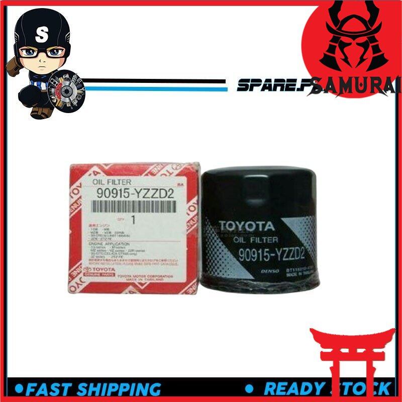 TOYOTA OIL FILTER 90915-YZZD2 HILUX INNOVA FORTUNER PRADO | Lazada