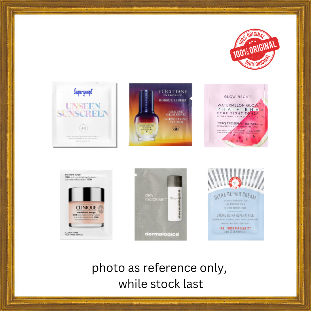 Random skincare sample / sachet 5pcs / 10pcs | Lazada