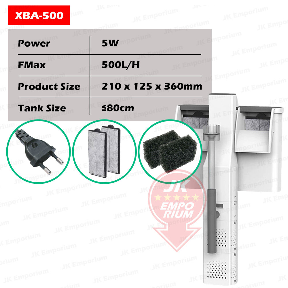 Sunsun Xiaoli XBA Series Aquarium Hanging Filter Hang On Fish Tank Clip ...