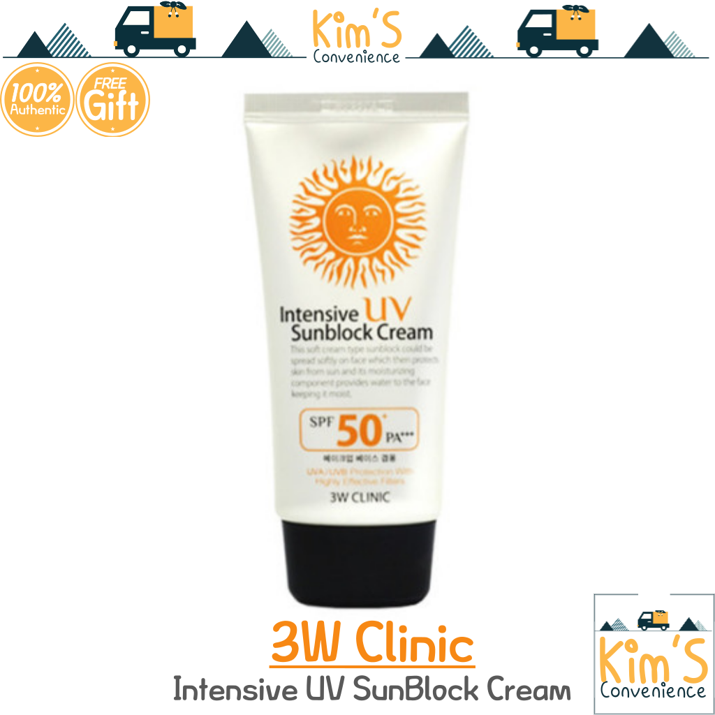 [3W Clinic] Intensive UV Sun Block Cream SPF50+ PA+++ 70ml / skincare ...