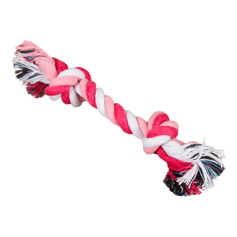 Pet Dog Durable Rope Bite Toys Dog Rope Chewing Bite Knotted Toy Cotton ...