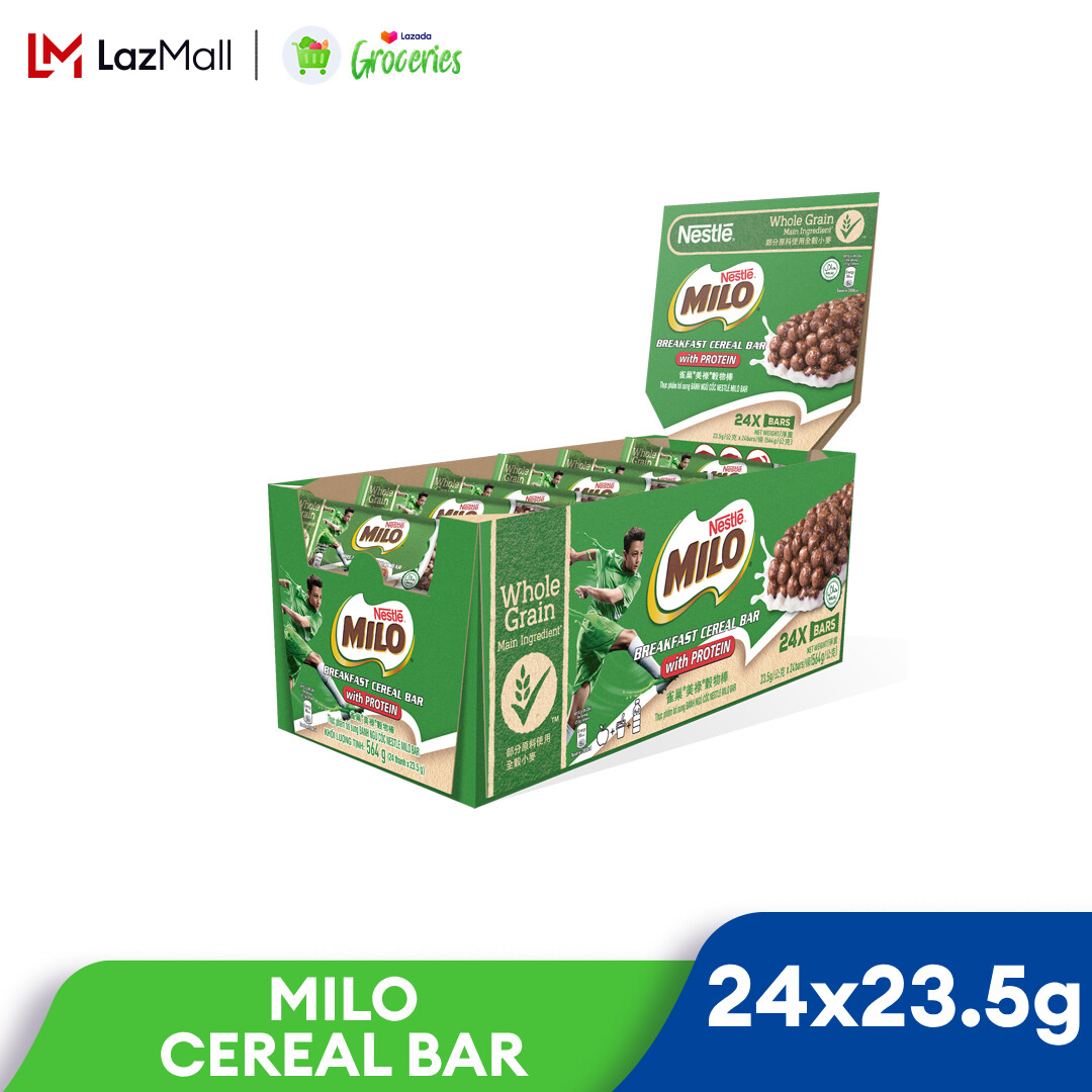MILO Cereal Bar 24 x 23.5g | Lazada