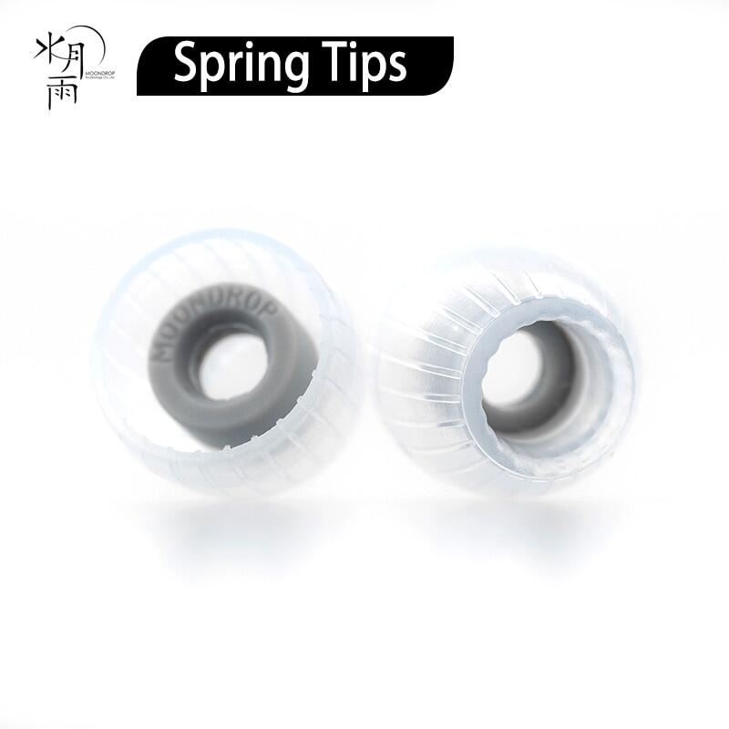 Moondrop Spring Tips Silicone Earphone Ear-Tips Moondrop Kato (3 Pairs ...