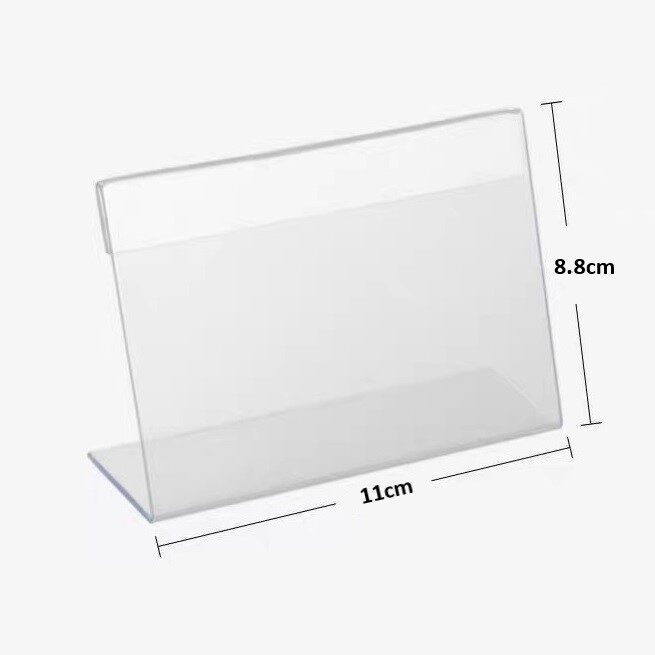 🔥Ready Stock🔥 Acrylic Sign L Shape Display Holder Name Card/Price Tag ...