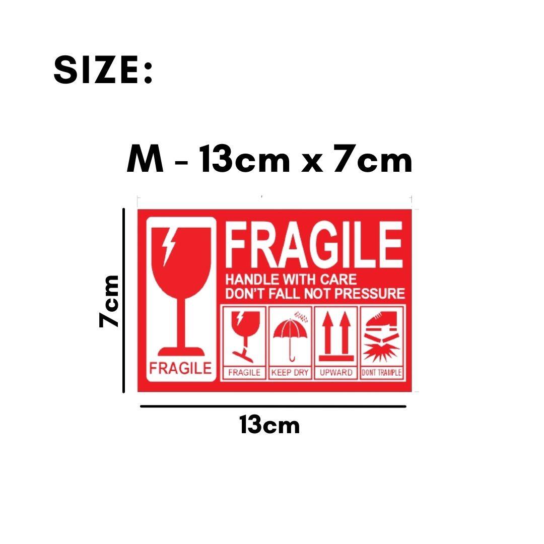 Cazo Hardware Fragile Sticker Fragile Label Warning Label Sticker Mudah ...