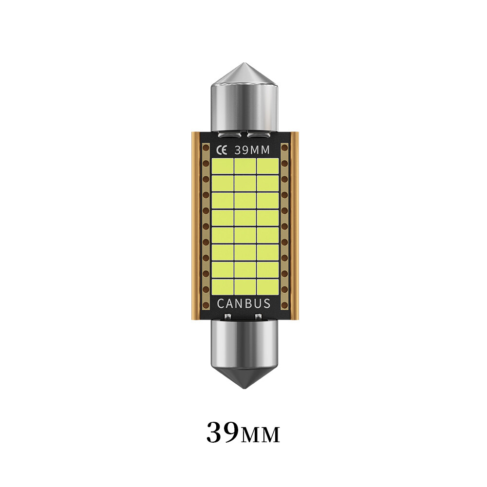 1Pc Auto Car T10 T5 31มม.36มม.39มม.41มม.C5W C10W โคมไฟ LED รถเพดานภายใน ...