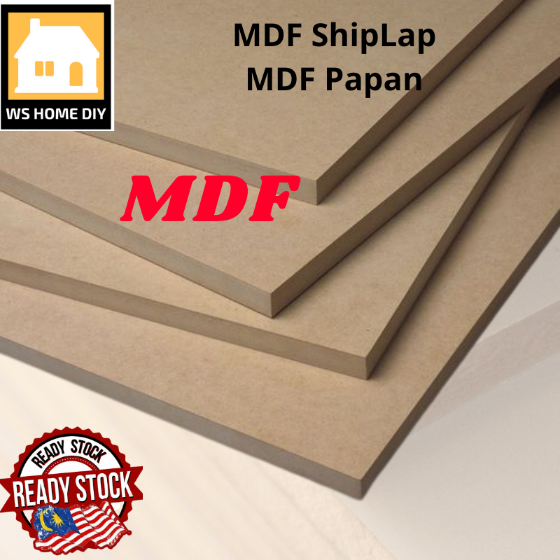 MDF Papan MDF board 1FT x 2FT DIY 3mm 6mm 9mm 12mm 15mm 18mm board sheet papan kayu thickness ...