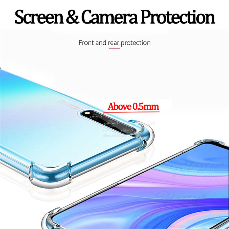 3in1 HDป้องกันกล้องถุงลมนิรภัยเคสสำหรับหัวเหว่ยY6P 2020 Y7p Y8P Y5 Y9 ...