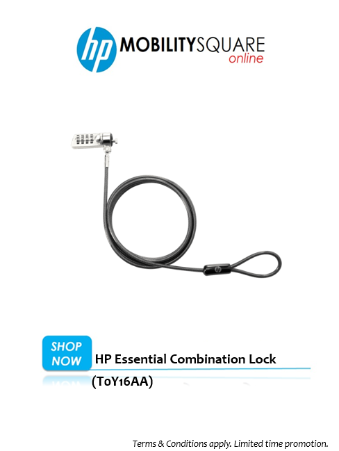 HP Essential Combination Lock (T0Y16AA) | Lazada