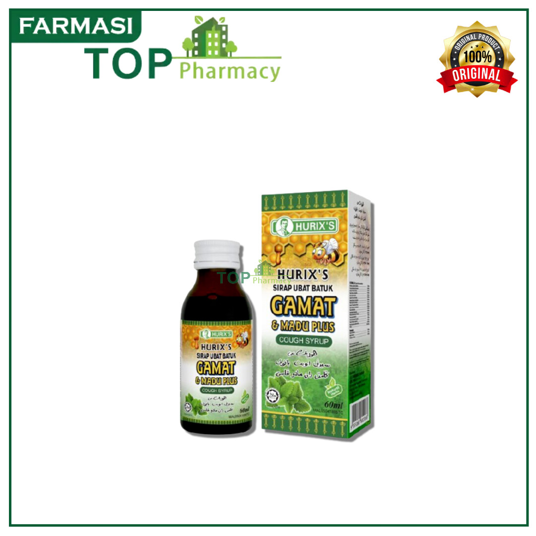 Hurix's Sirap Ubat Batuk Gamat & Madu Plus (60ml / 100ml) | Lazada