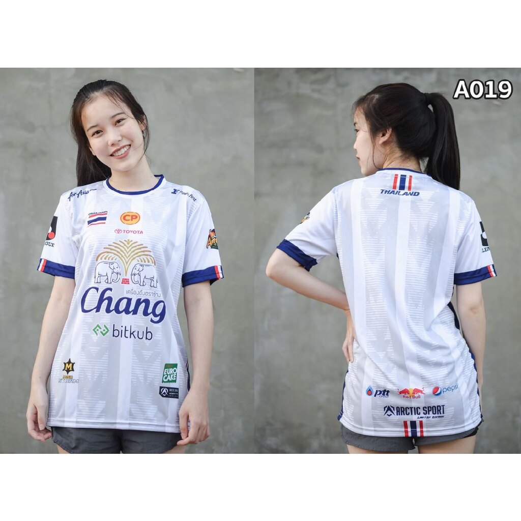 [พร้อมสต็อก] เสื้อยืดคอกลมดีไซน์ใหม่ Thailand Chang Jersey Limited ...