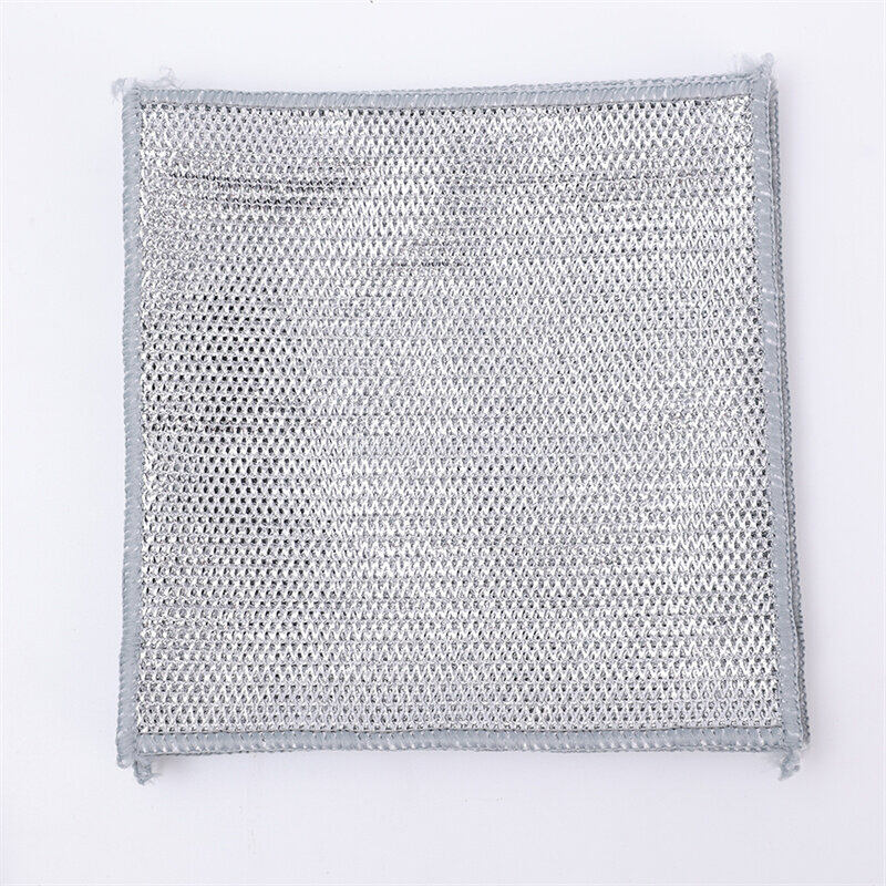 Metal Wire Mesh Cleaning Cloths Universal Sink Faucet Tea Stain Rag ...