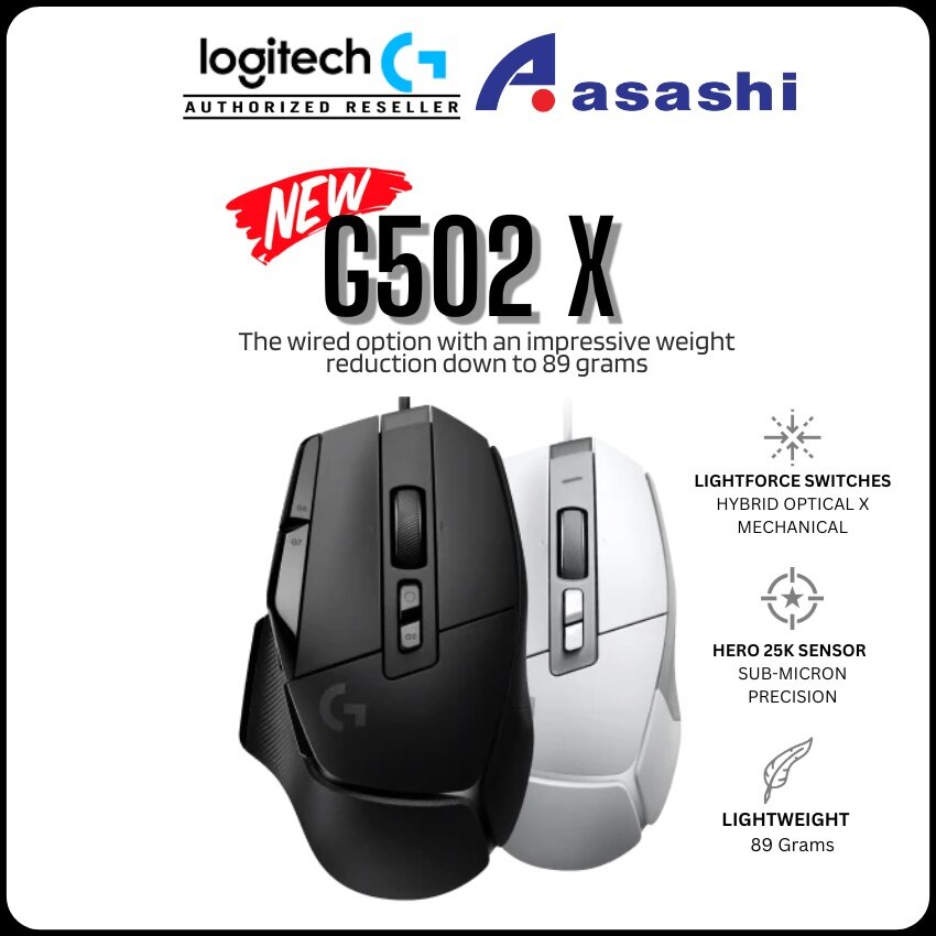 Logitech G502 X Wired / G502 X Plus Wireless Gaming Mouse With ...