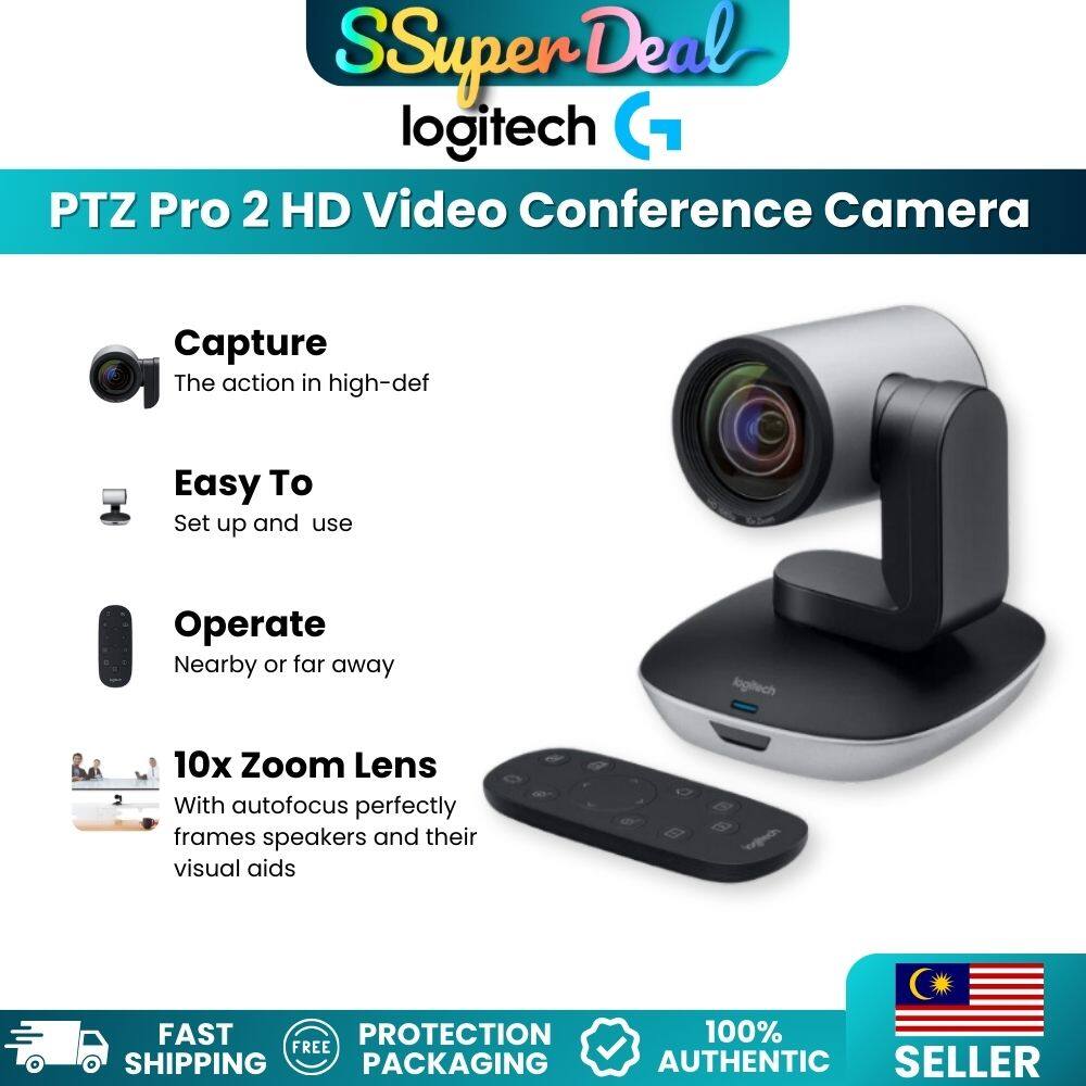 Logitech CC2900ep PTZ Pro 2 HD Video Conference Camera / Logitech Group ...