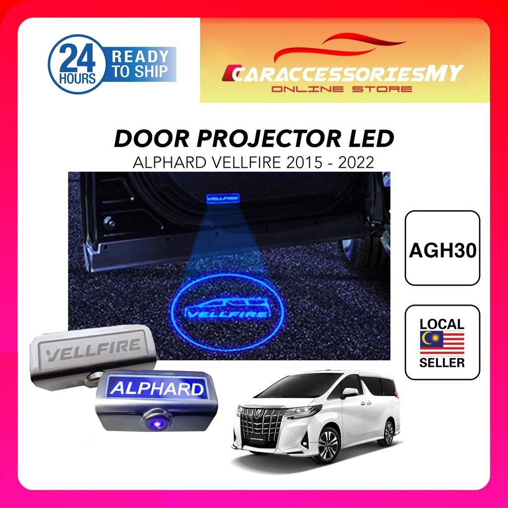 Toyota Alphard Vellfire Door Panel Projector Light shadow welcome led ...
