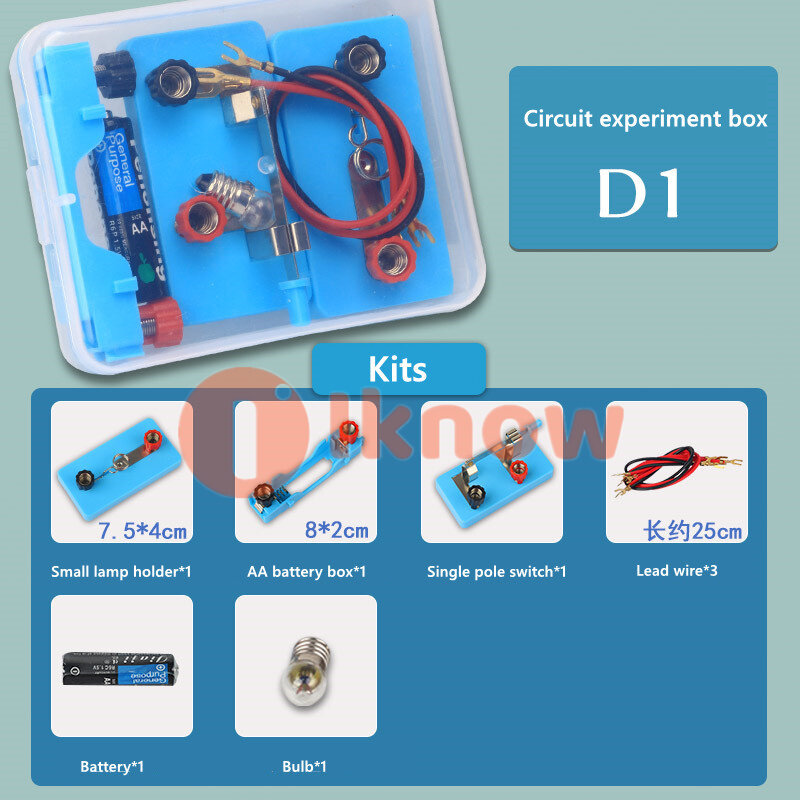 I know Physics Science Lab Learning Circuit kit,Electricity Experiment ...