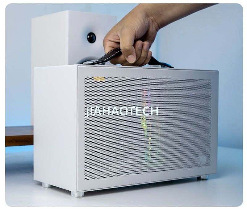 Portable S300 Aluminum Itx Case Desktop Computer With Pcie 3 0 16x To