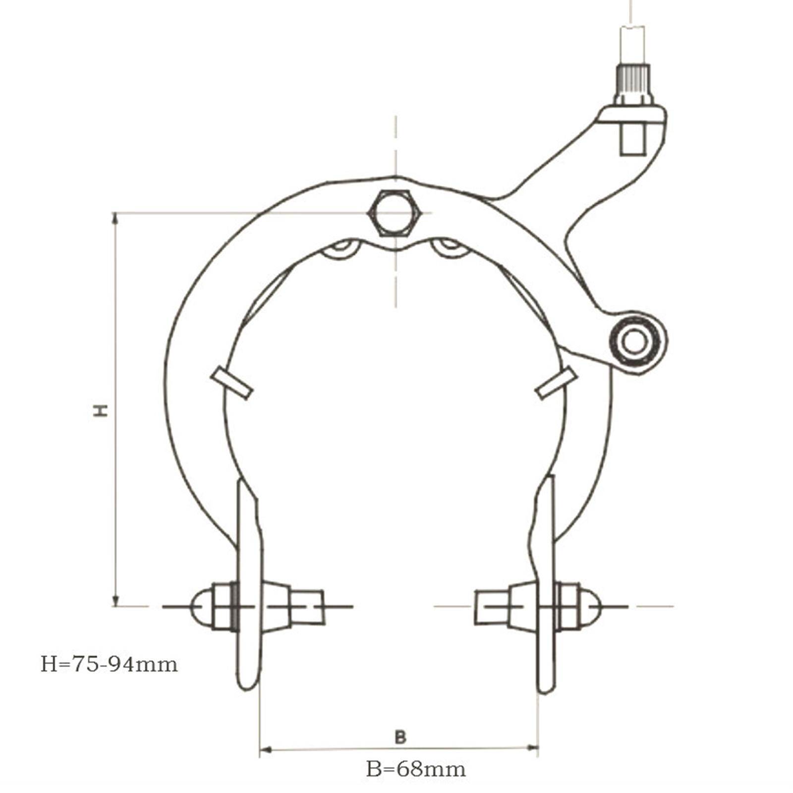 Moon BABY Road Bike คาลิปเปอร์เบรคจักรยาน C รูปร่างเบรคด้านข้างดึงแขน ...